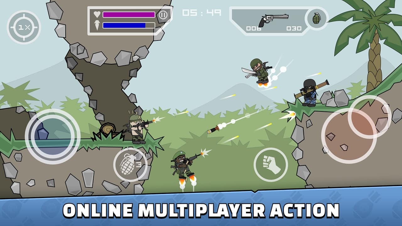 Mini Militia – Doodle Army 2 MOD APK 5.6.0 [Menu LMH, Unlimited health ...